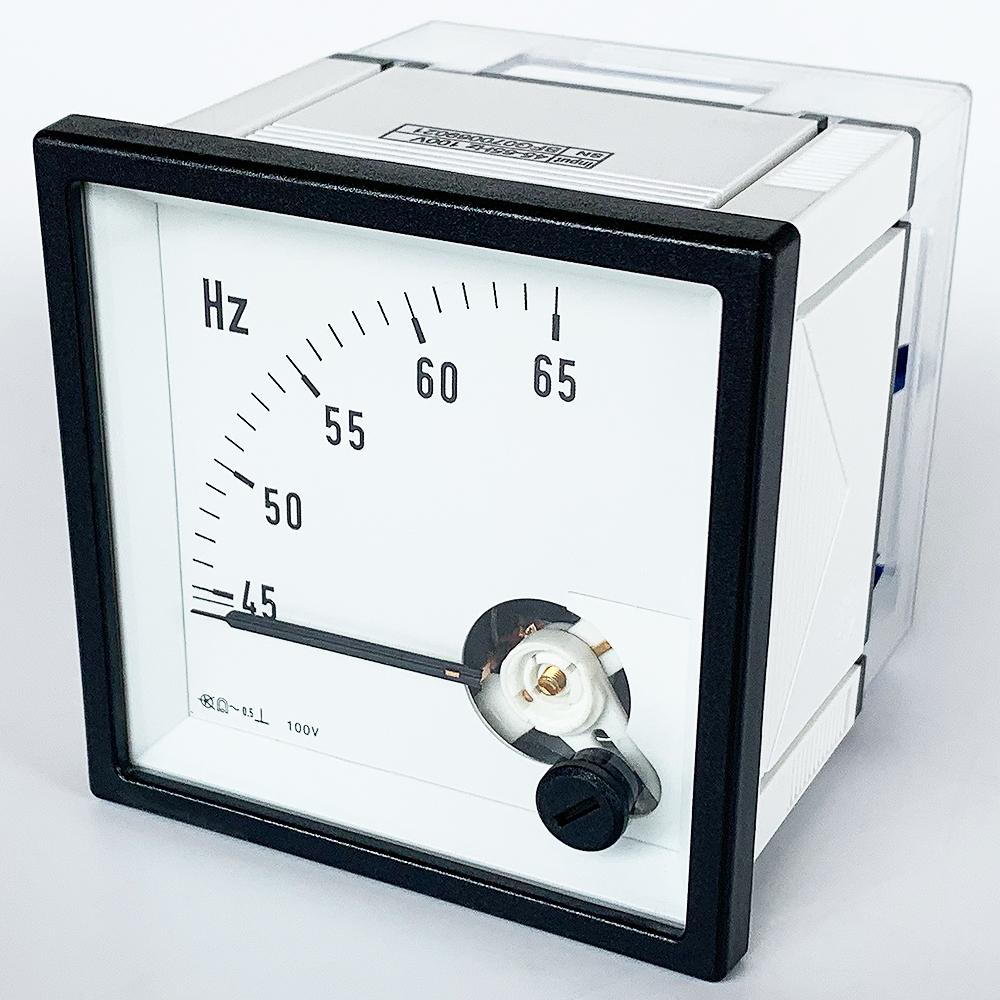 Frequency Meter, 45-65 Hz, 72x72mm (00000726)
