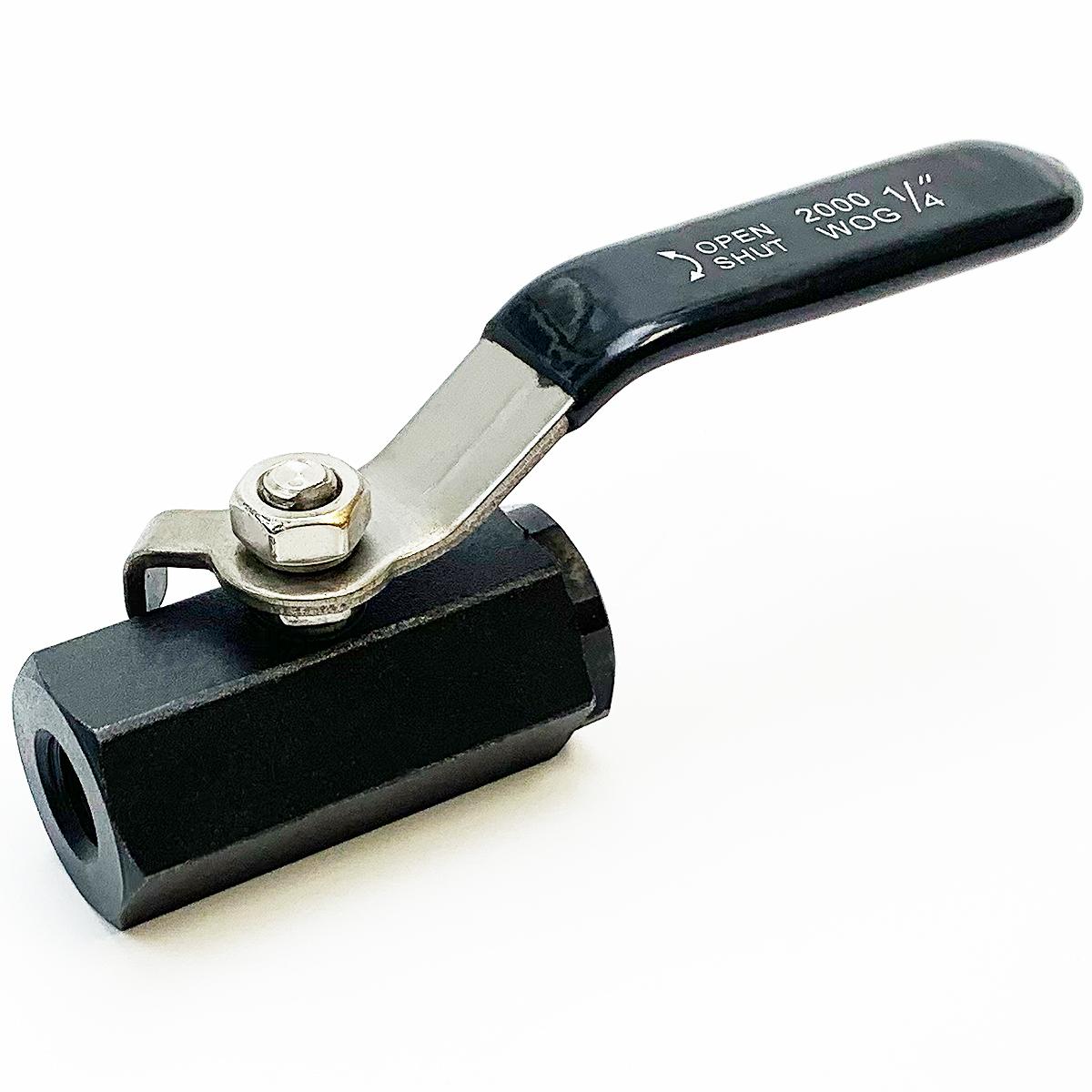 CSBV-1/4: 1/4" NPT Carbon Steel Ball Valve, Grainger 6GD36