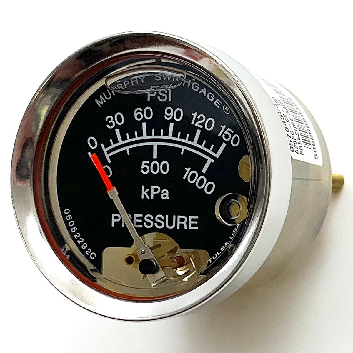 Murphy A20PG-OS-150 2" Pressure Gage; Without Contacts; Oil Sealed ...