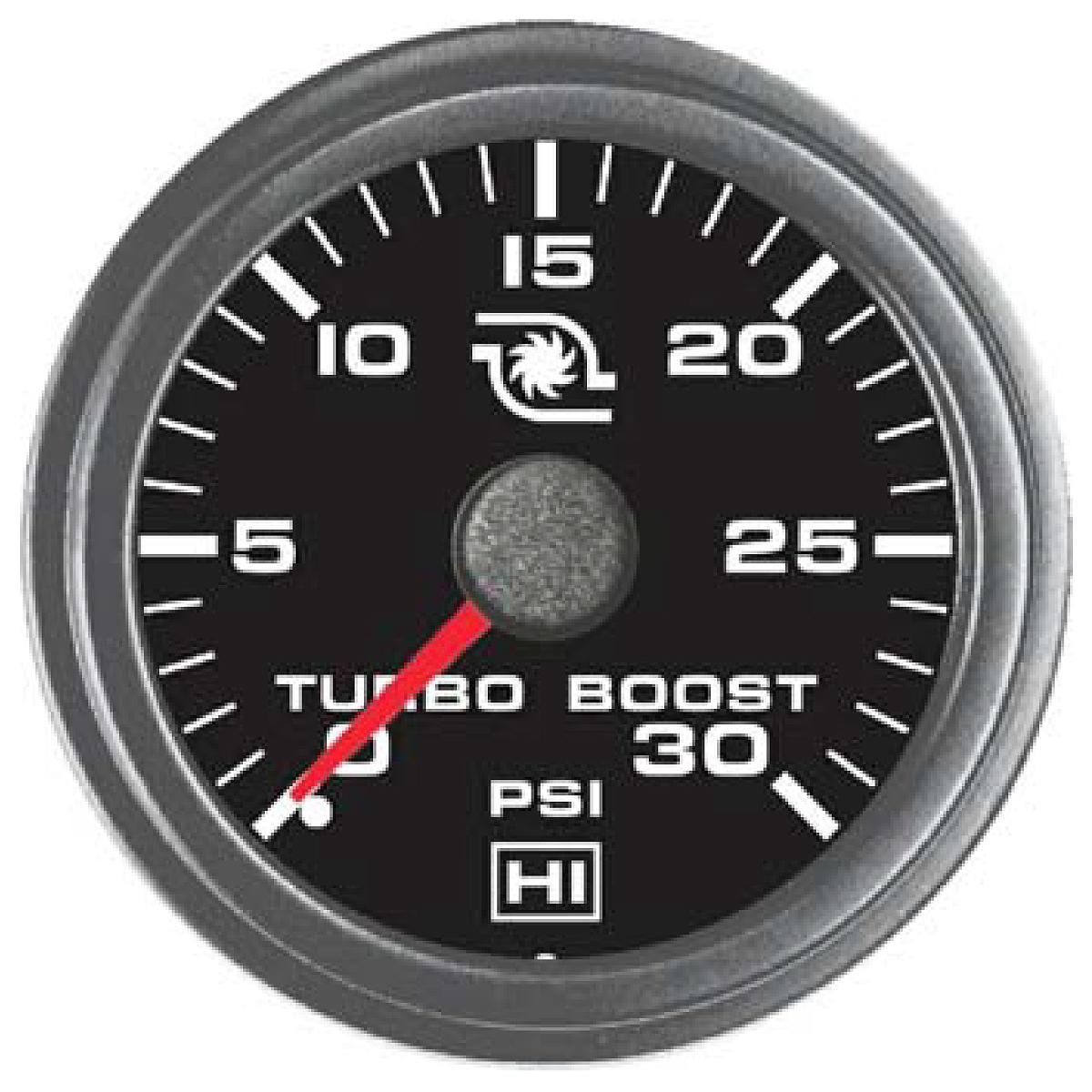 Turbo Boost Pressure Gauge, 0-30 psi