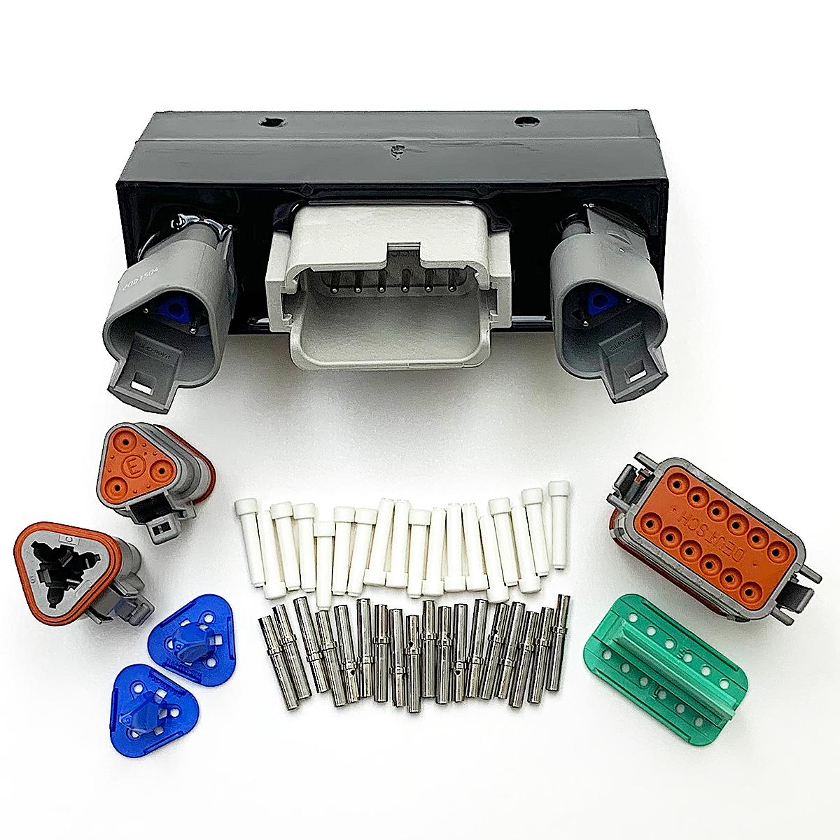 J1939 Bus Splitter KIT: Six Place CAN Bus Splitter with Tin Pins, plus ...