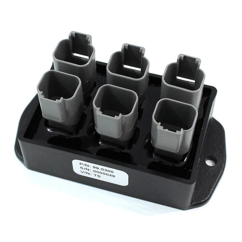 Trombetta 6 Place Bussed Splitter W/ Power & Ground Module (99-0300)