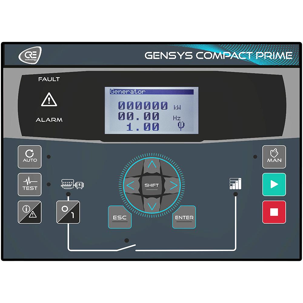 GENSYS Compact Prime: Paralleling Controller with Integrated Programming