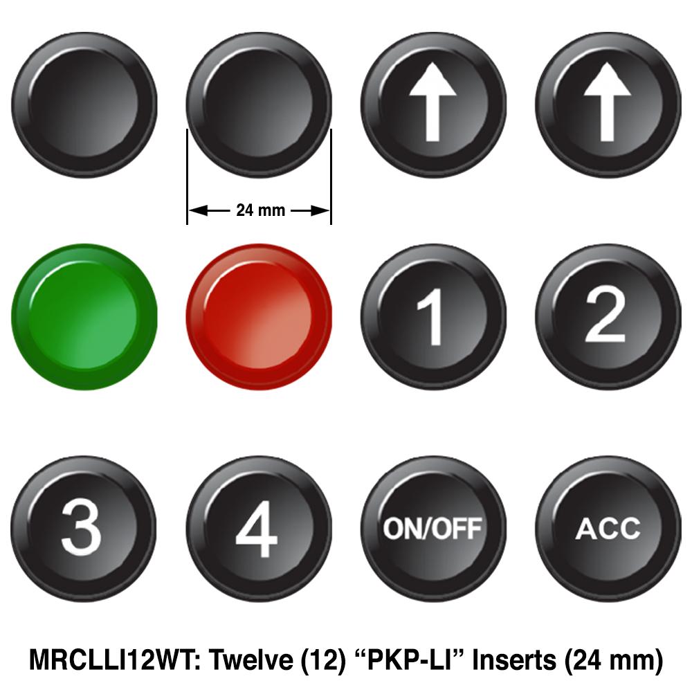 PowerKey PRO LI Series Removable Inserts (MRCLLI12WT)