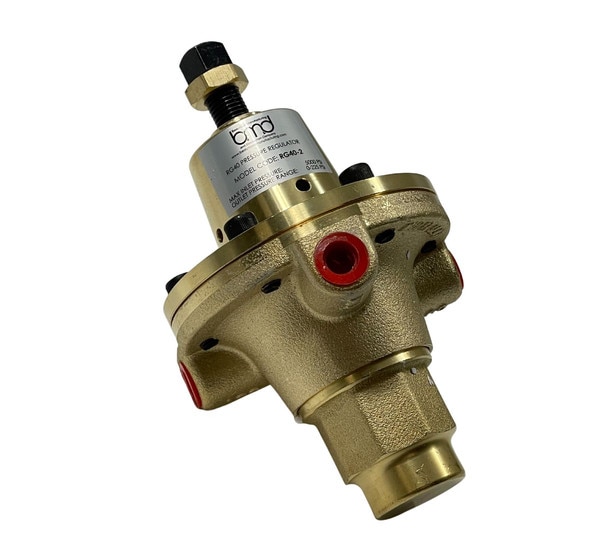 RG40 Air Filter Regulator, Brass, 0-225 psi Range, Standard Adjusting ...